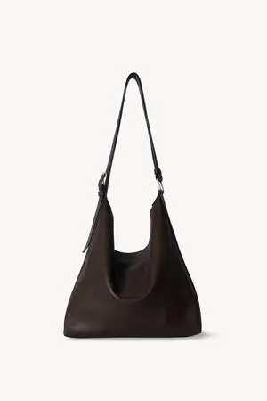 THE ROW Jean Shoulder Bag - Deep Brown