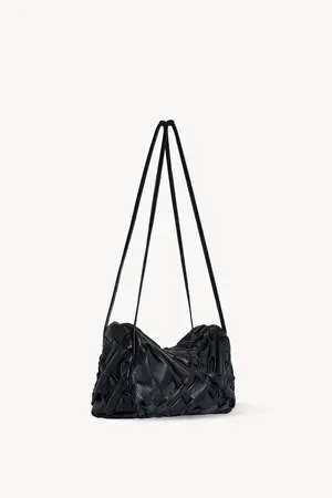THE ROW Woven Alix Bag - Black