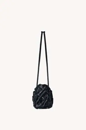 THE ROW Woven Alix Bag - Black