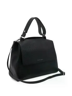 Orciani Sveva Pebbled Leather Tote Bag