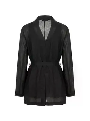 Masnada Double-breasted Belted Jacket