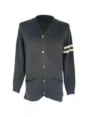Ralph Lauren Rugby Solid Arm-stripe Cotton Cardigan