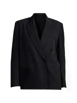 THE SEI Double-breasted Blazer - Black