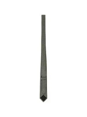 Corneliani Jacquard Motif Tie - Green