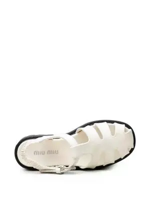 Miu Miu Buckle-fastening Lug-sole Sandals