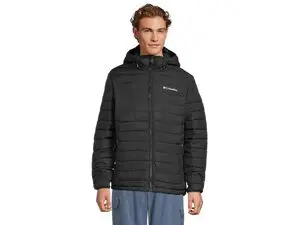 Columbia Powder Litetm Ii Hooded Jacket Clothing - Black