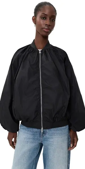 AGOLDE Raffi Bomber Jacket - Black