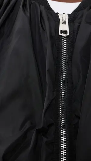 AGOLDE Raffi Bomber Jacket - Black