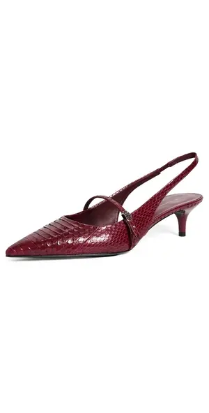 Tory Burch Double T Buckle Mary Jane Pumps