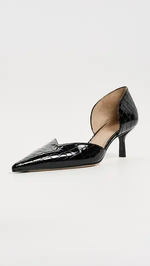 Victoria Beckham Angle D'orsay Pumps - Black