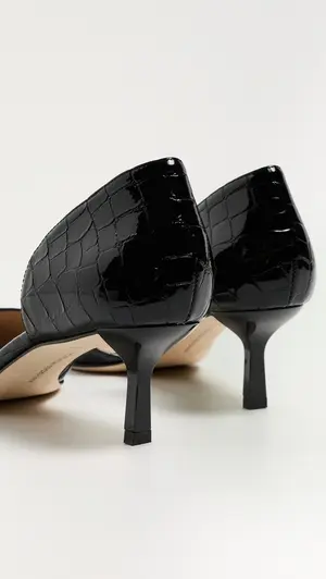 Victoria Beckham Angle D'orsay Pumps - Black