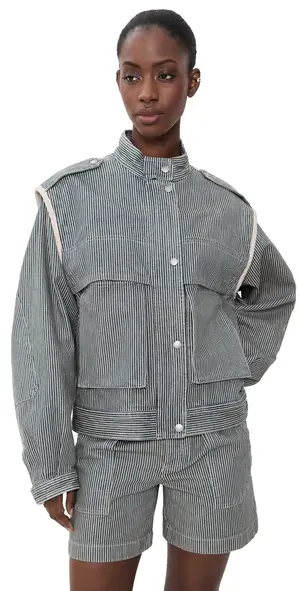 Isabel Marant Étoile Edany Jacket - Blue/white