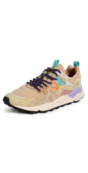 FLOWER MOUNTAIN Yamano 3 Sneakers - Beige Multi