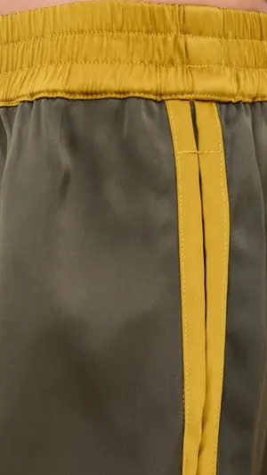 Staud Aero Satin Shorts