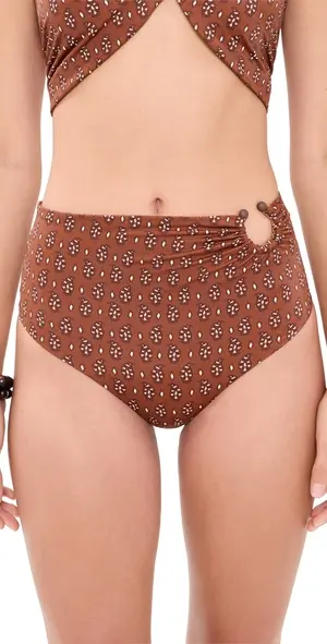 Johanna Ortiz Taita Bikini Bottoms - Brown
