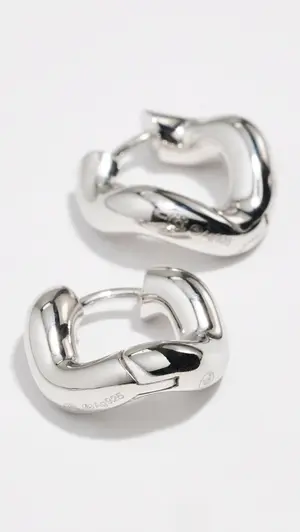 Charlotte Chesnais Petite Wave Hoop Earrings