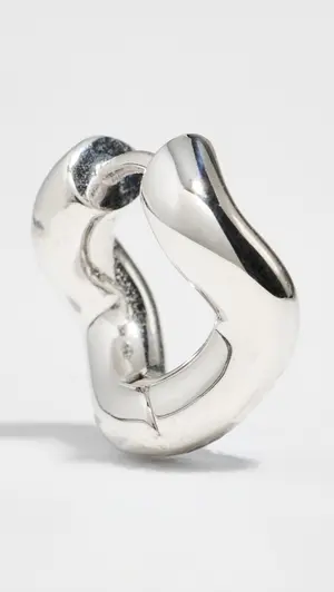 Charlotte Chesnais Petite Wave Hoop Earrings