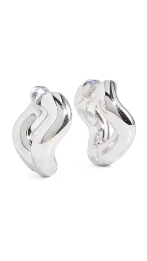 Charlotte Chesnais Petite Wave Hoop Earrings