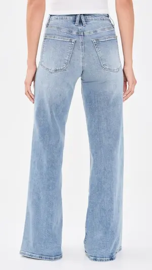 Good American Good Waist Palazzo Jeans