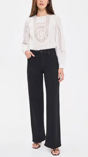 Paige Vanessa Wide Leg Jeans