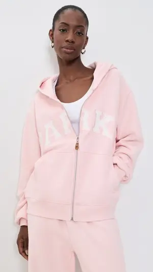 PARKE Zip-up Varsity Hoodie