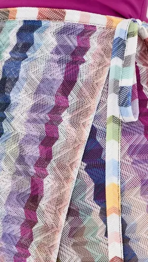 Missoni Fringe Wrap Skirt