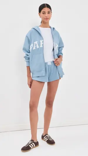 PARKE Zip-up Varsity Hoodie