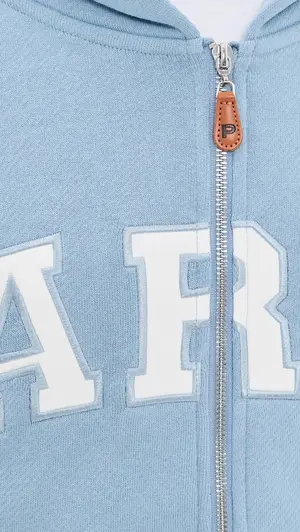 PARKE Zip-up Varsity Hoodie