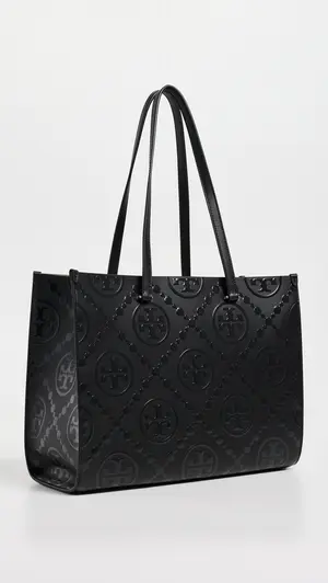 Tory Burch T Monogram Embossed Tote Bag