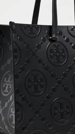 Tory Burch T Monogram Embossed Tote Bag