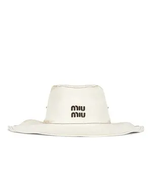 Miu Miu Denim Cowboy Hat