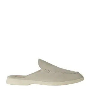 Loro Piana Babouche Walk Heel Casual Shoes - Beige