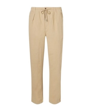 Polo Ralph Lauren Linen Straight Pants - Nude