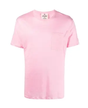 MC2 SAINT BARTH Ecstasea Linen T-shirt - Pink