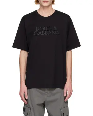 Dolce & Gabbana Dolce Gabbana Logo Printed Crewneck T-shirt