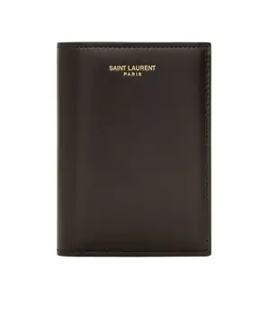 Saint Laurent Logo Wallet - Black