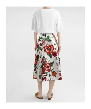 Dolce & Gabbana Dolce Gabbana Floral Logo T-shirt