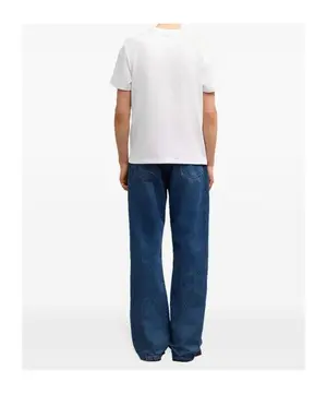 AMI Paris Round Neck Short Sleeve T-shirt - White