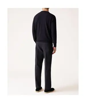 Loro Piana Crewneck Sweater With Ribbed Details