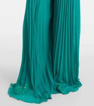 Max Mara Grembo Pleated Wide-leg Pants