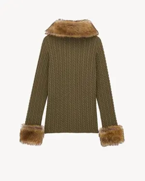 Saint Laurent Long-sleeved Cardigan