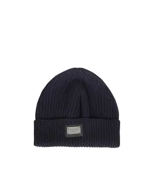 Dolce & Gabbana Dolce Gabbana Branded Tag Knitted Beanie