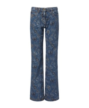 Etro Printed Wide-leg Jeans