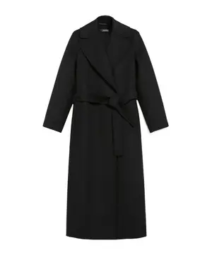 Max Mara Long-sleeved Coat - Black
