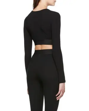 Dolce & Gabbana Cropped Logo-hem Top