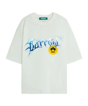 BARROW Printed T-shirt - Cocco/coconut