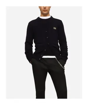 Dolce & Gabbana Dolce Gabbana Dg Essentials Crewneck Knitted Jumper