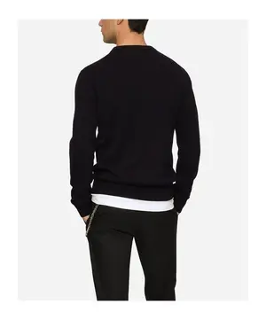 Dolce & Gabbana Dolce Gabbana Dg Essentials Crewneck Knitted Jumper