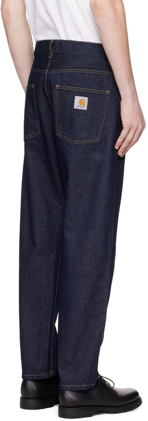 Carhartt Work In Progress Newel Logo Patch Straight-leg Jeans