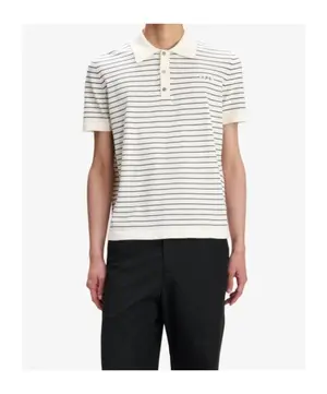 A.p.c. Striped Short-sleeve Polo Shirt